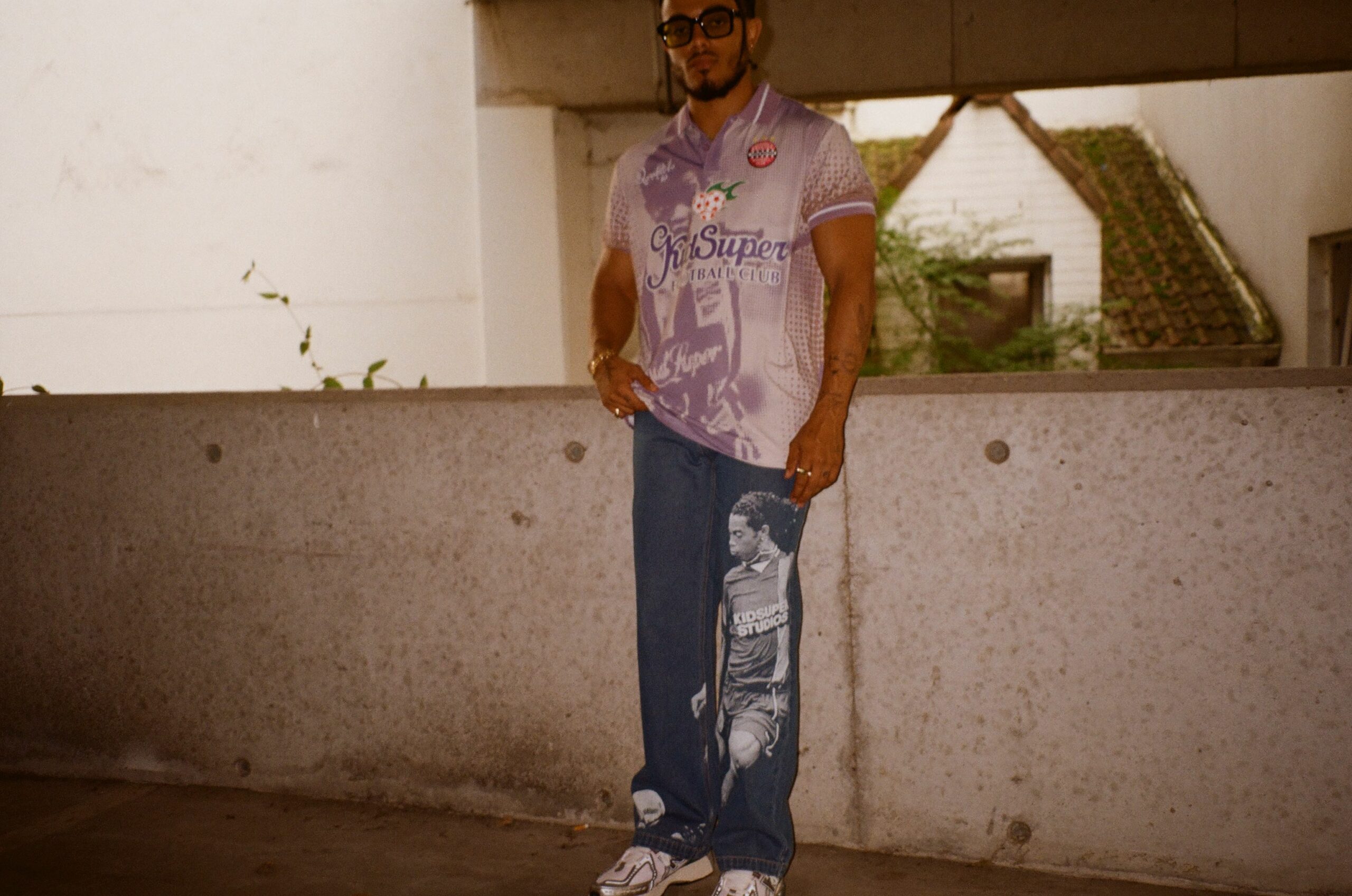 Kidsuper studios Ronaldinho jersey - Centrevillestore