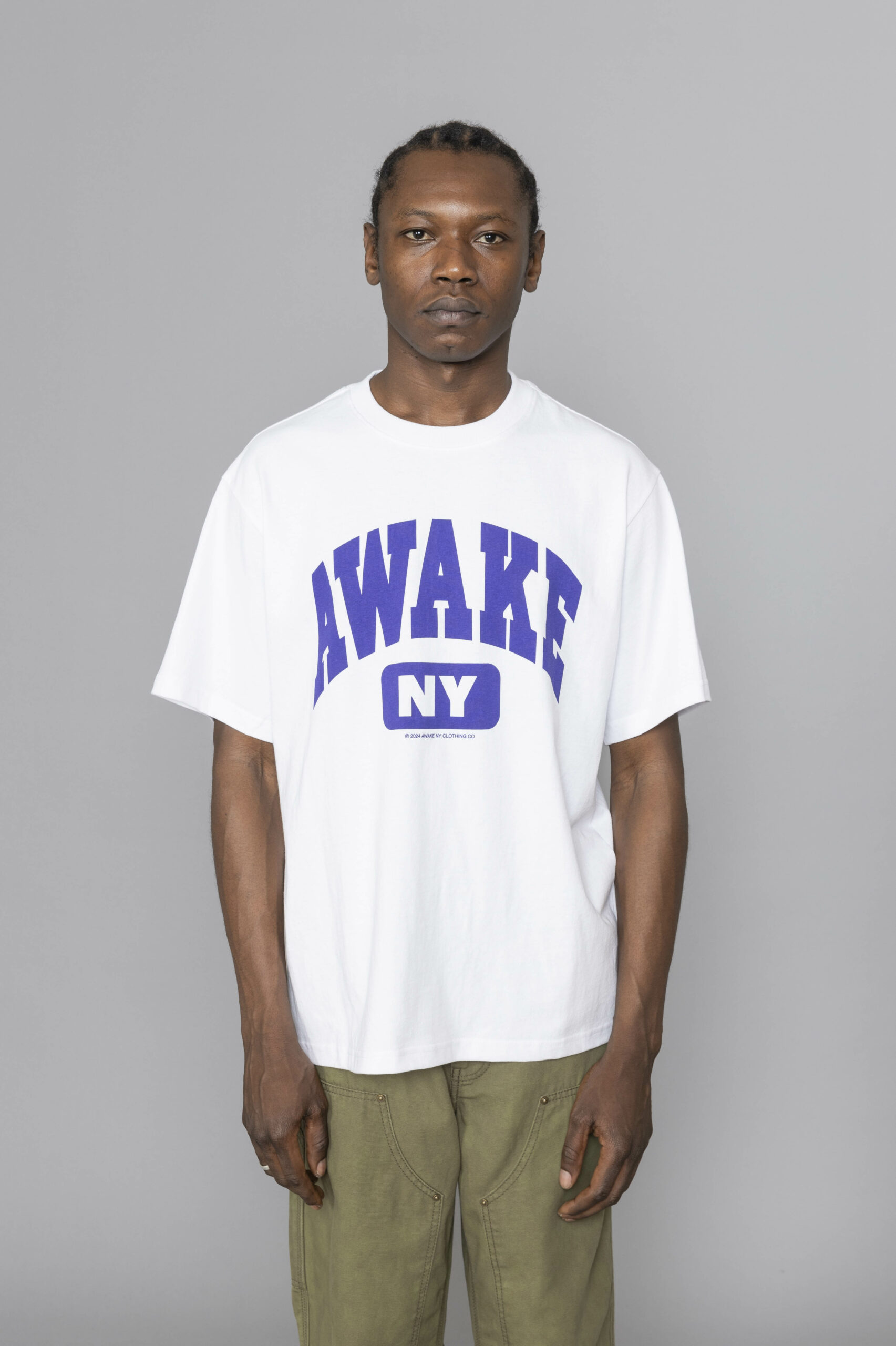 Awake NY Varsity Tee White • Centreville Store Brussels